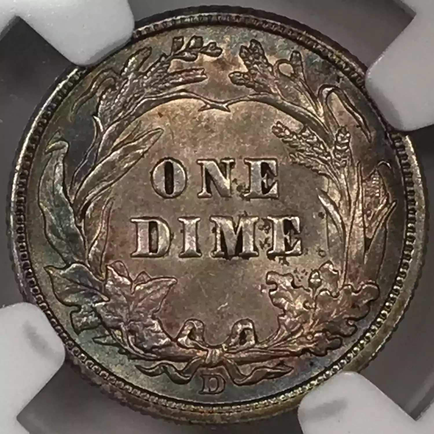 1914-D Barber Liberty Head Dime NGC AU-58 - Old Pueblo Coin