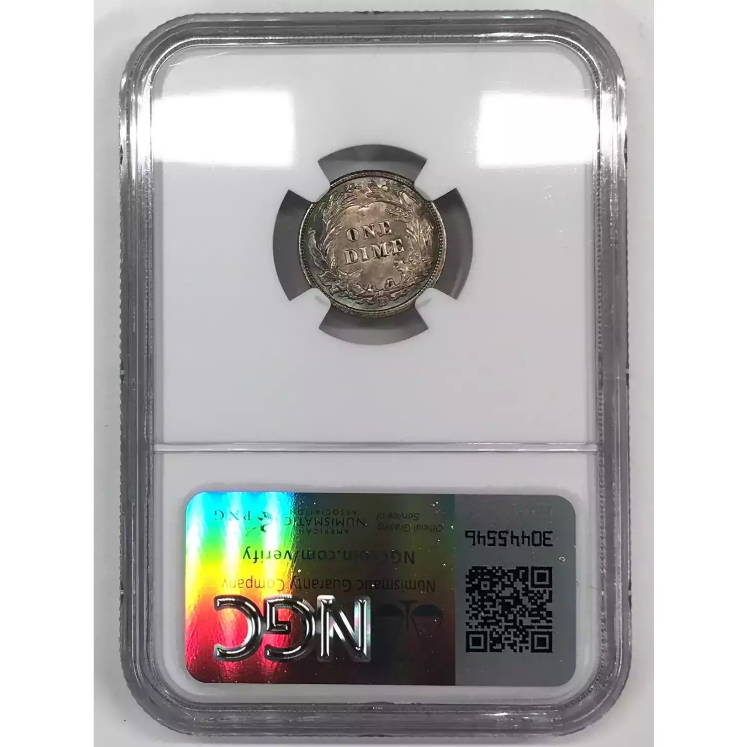 1914-D Barber Liberty Head Dime NGC AU-58 - Old Pueblo Coin