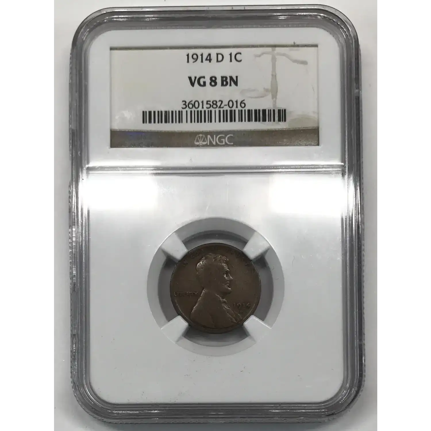 1914-D Lincoln Wheat Cent NGC VG-8 BN - Old Pueblo Coin