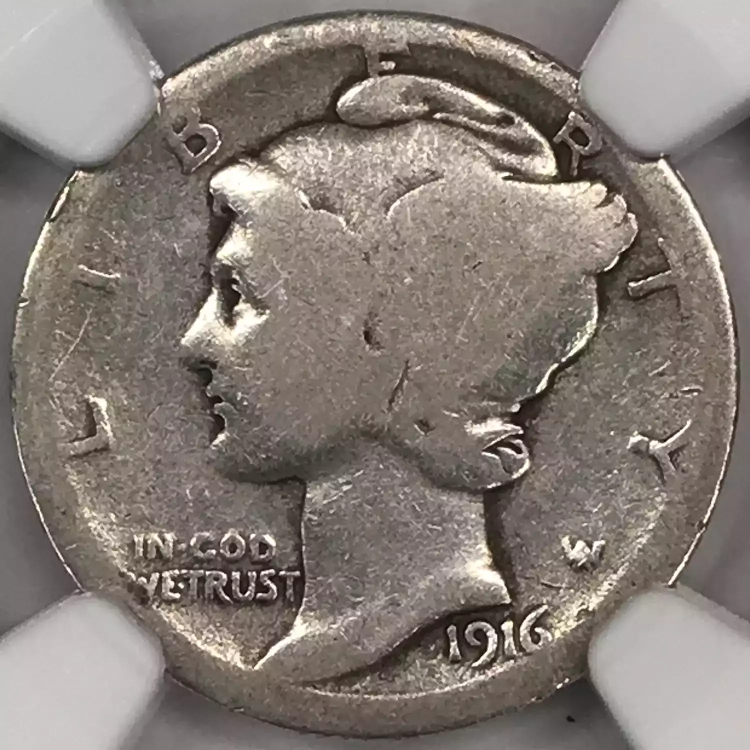 1916-D Mercury Dime NGC AG-3 - Old Pueblo Coin