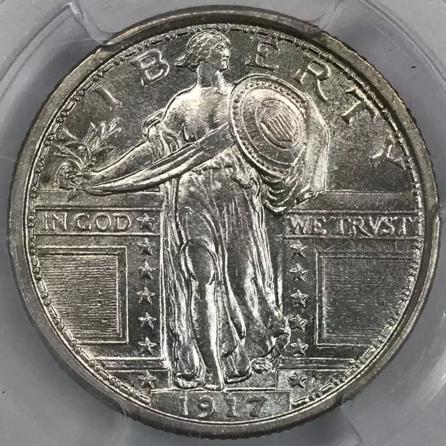 1917 Standing Liberty Quarter PCGS MS-62 FH Type 1 - Old Pueblo Coin