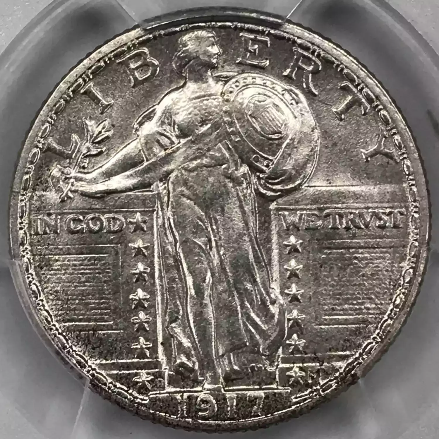 1917-D Standing Liberty Quarter PCGS MS-62 Type 2 - Old Pueblo Coin