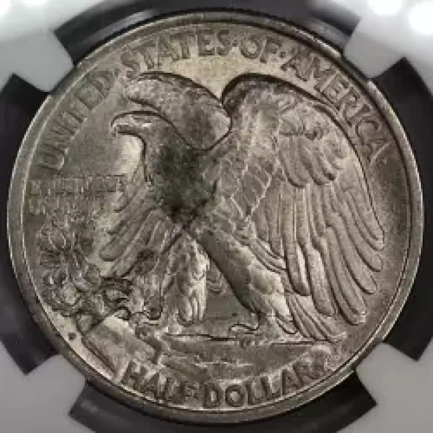 1917-D Walking Liberty Half Dollar NGC AU-58 Reverse - Old Pueblo Coin
