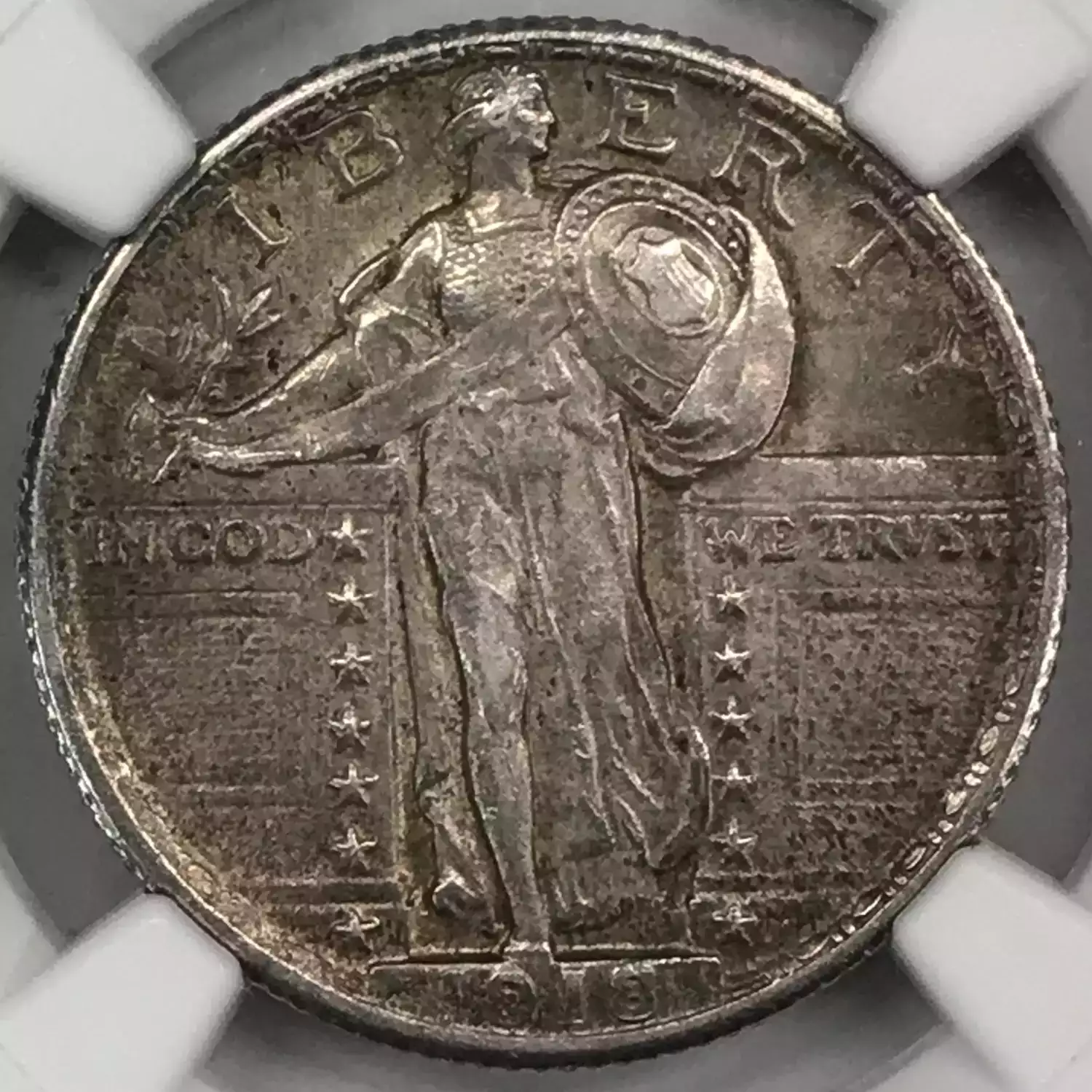 1918 Standing Liberty Quarter NGC AU-58 FH CAC - Old Pueblo Coin
