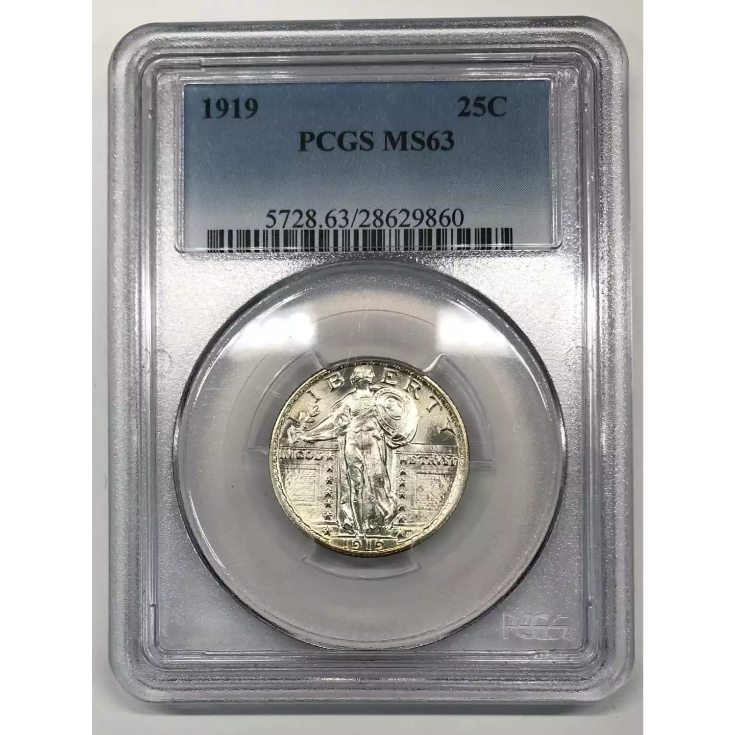 1919 Standing Liberty Quarter PCGS MS-63 - Old Pueblo Coin