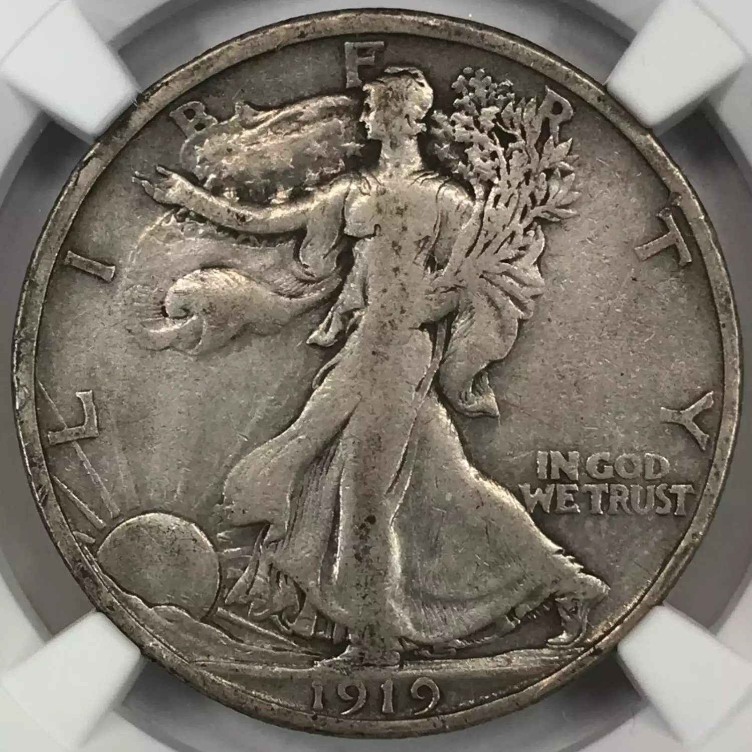 1919-S Walking Liberty Half Dollar NGC VF-20 - Old Pueblo Coin