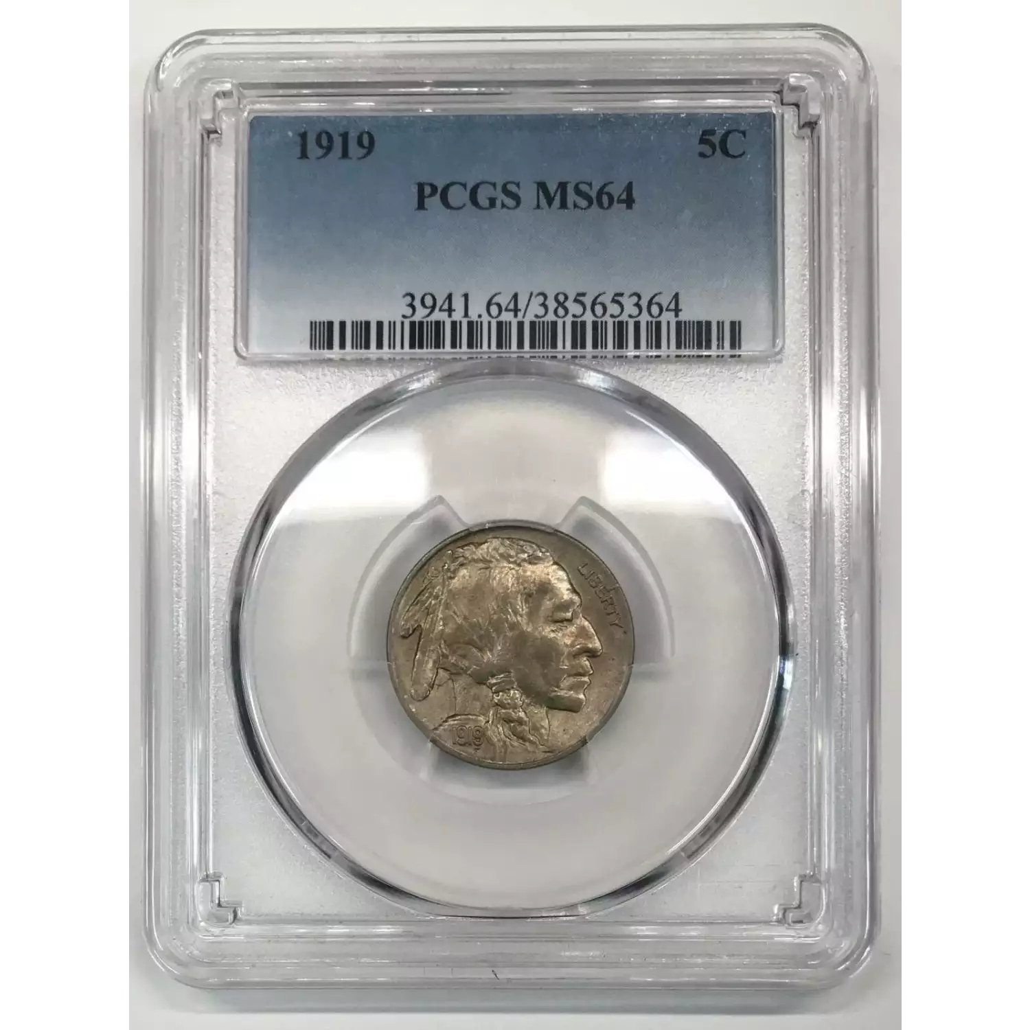 1919 Buffalo Nickel PCGS MS-64 - Old Pueblo Coin