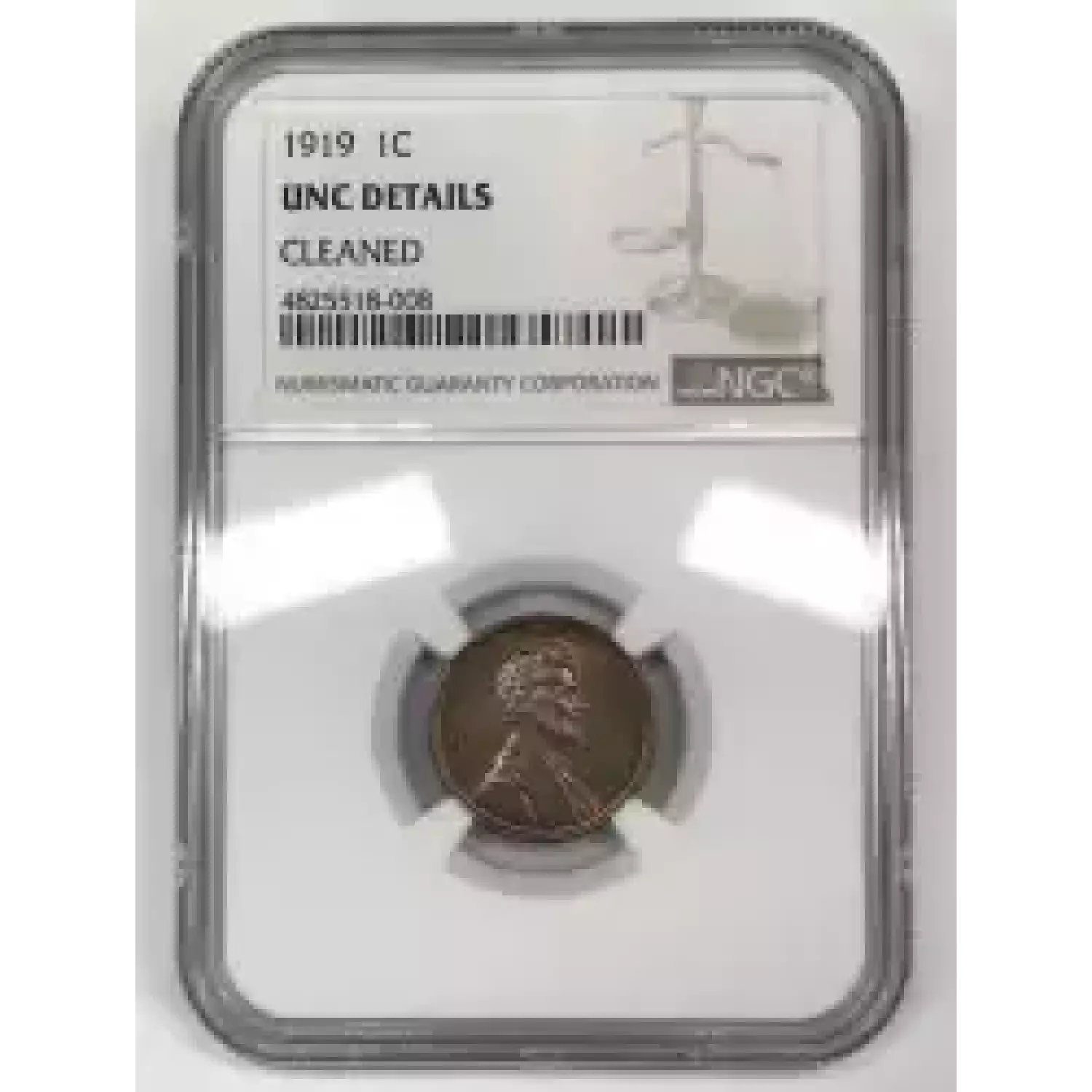 1919 Lincoln Wheat Cent NGC UNC-Details BN - Old Pueblo Coin
