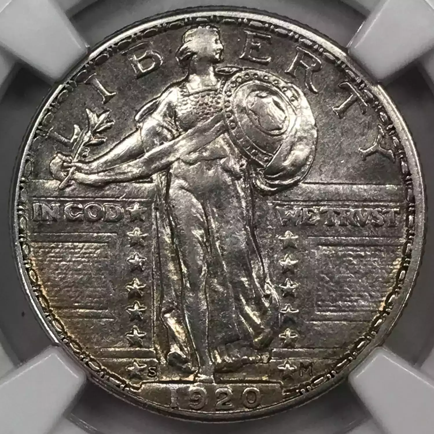 1920-S Standing Liberty Quarter NGC AU-55 - Old Pueblo Coin