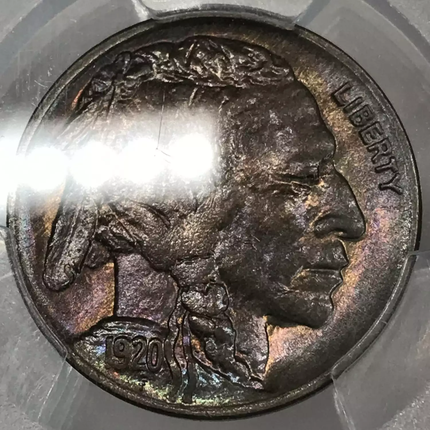 1920 Buffalo Nickel PCGS AU-58 - Old Pueblo Coin