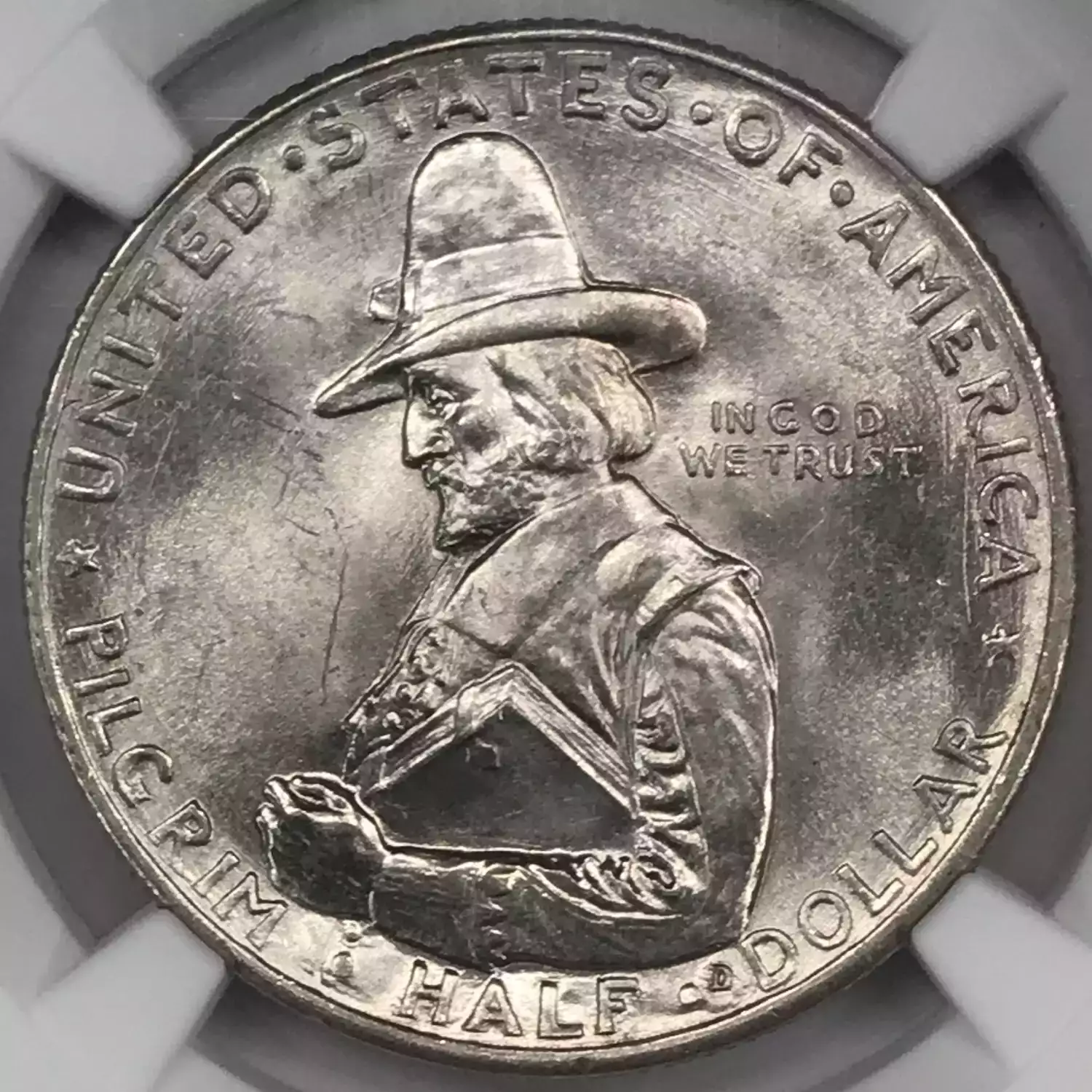 1920 Pilgrim Tercentenary Commemorative Half Dollar NGC MS-63 PILGRIM ...