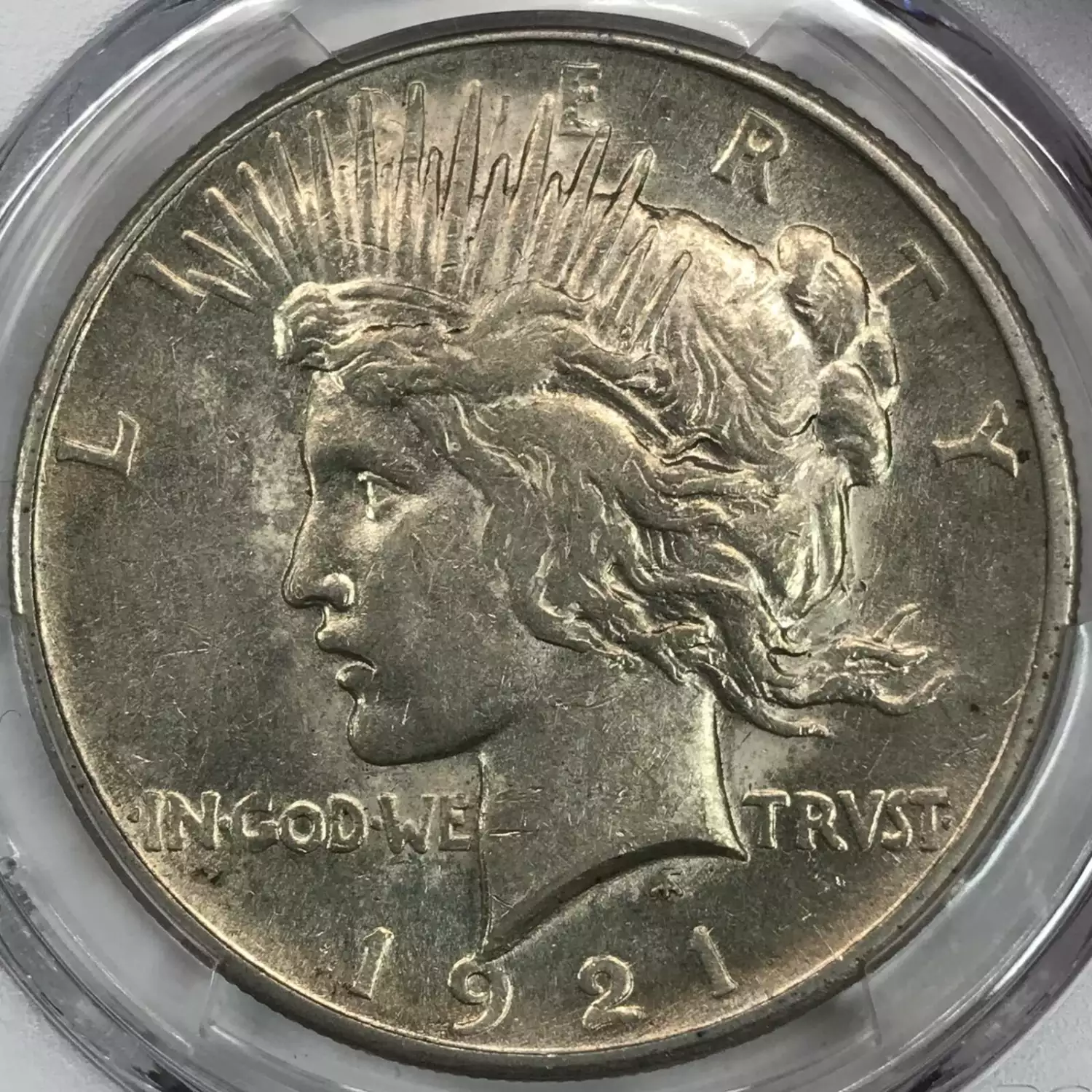 1921 Peace Silver Dollar PCGS AU-55 High Relief - Old Pueblo Coin