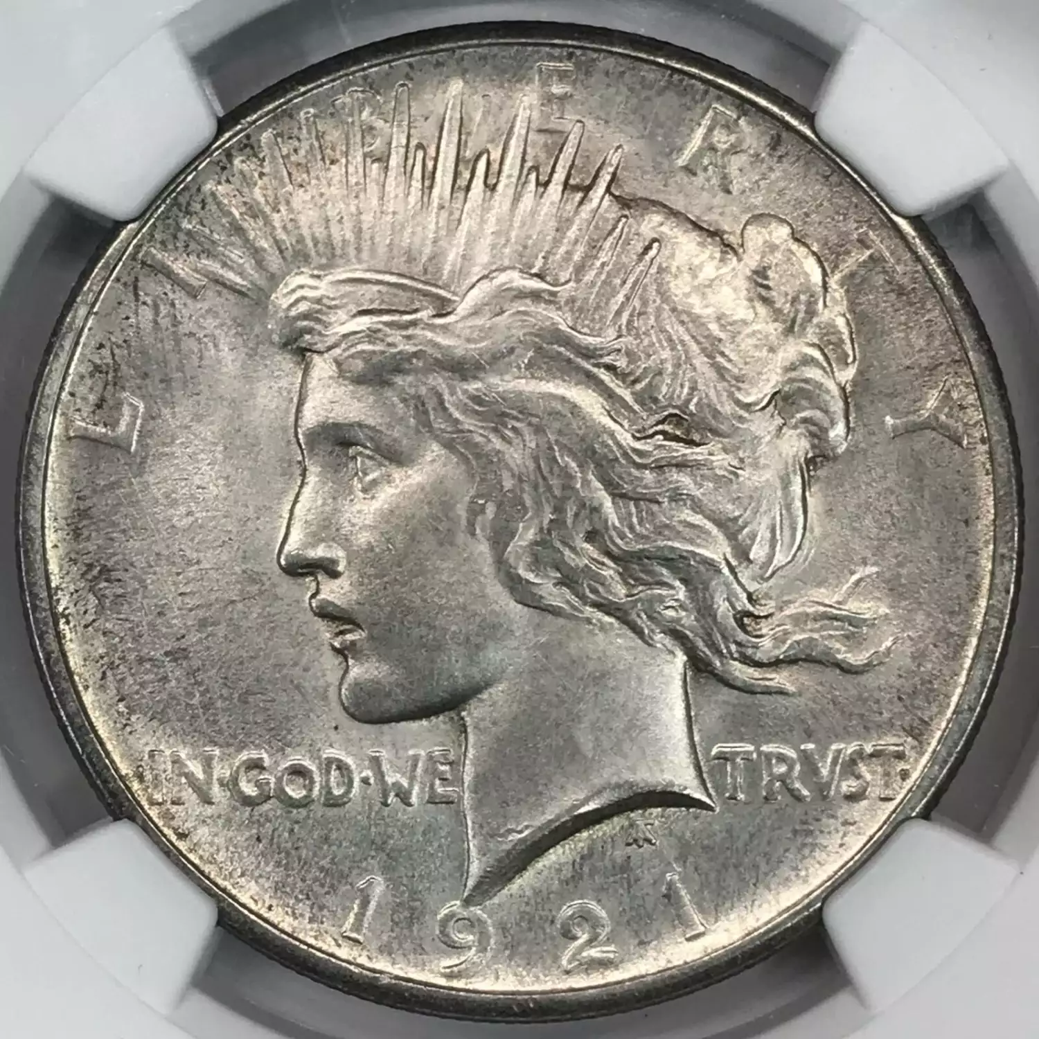 1921 Peace Silver Dollar NGC AU-Details HIGH RELIEF - Old Pueblo Coin