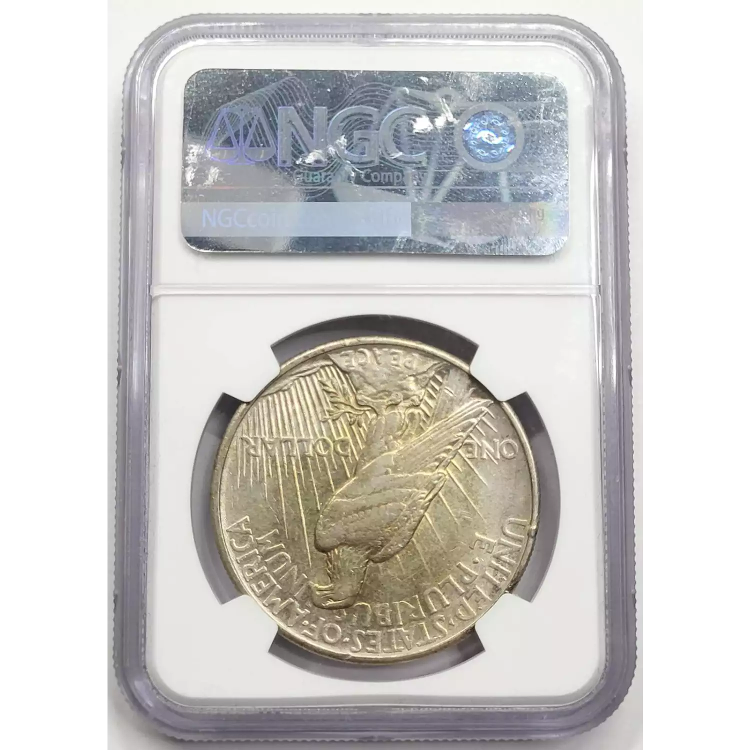 1921 Peace Silver Dollar NGC AU-58 HIGH RELIEF - Old Pueblo Coin