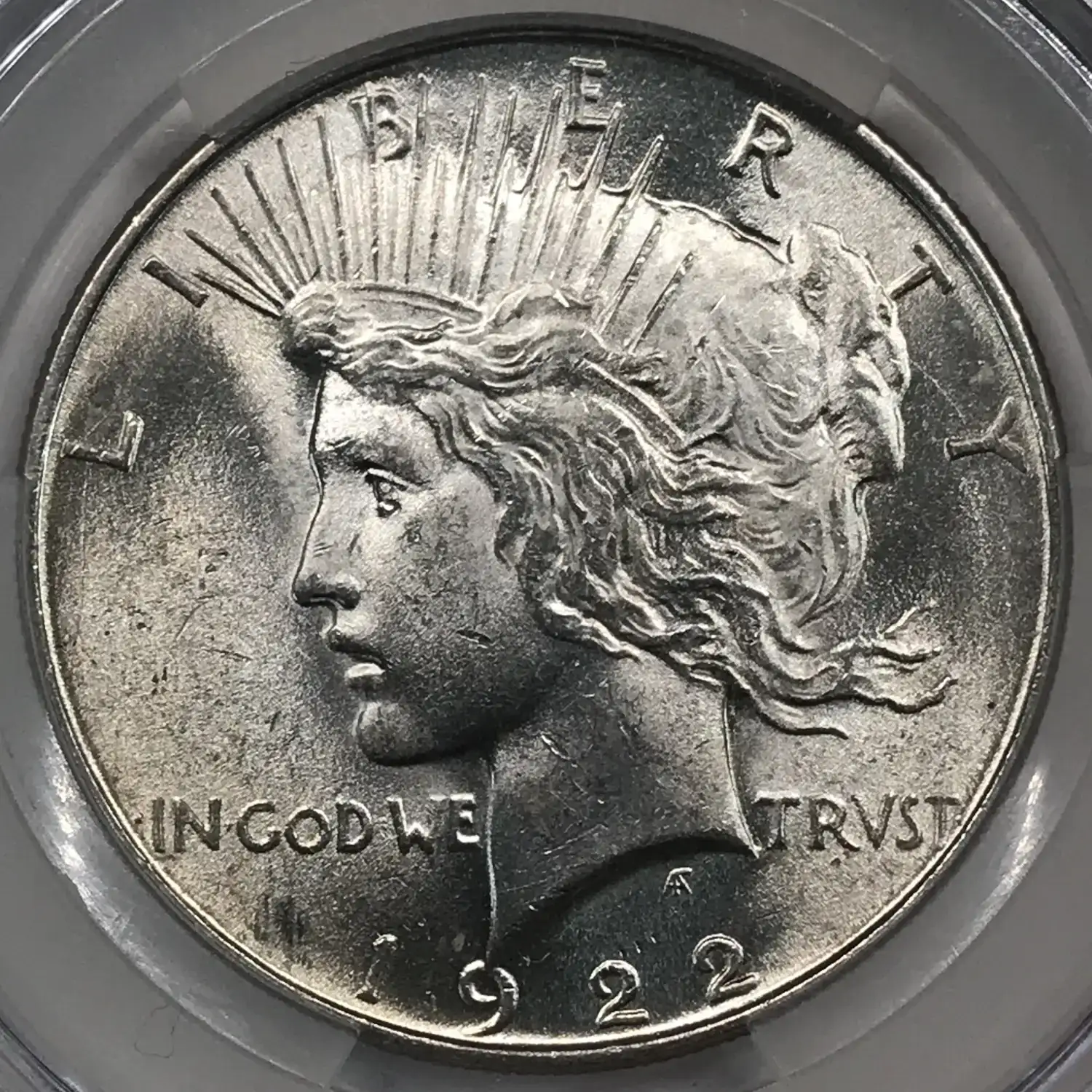 1922 Peace Silver Dollar CACG AU 58 CAC - Old Pueblo Coin