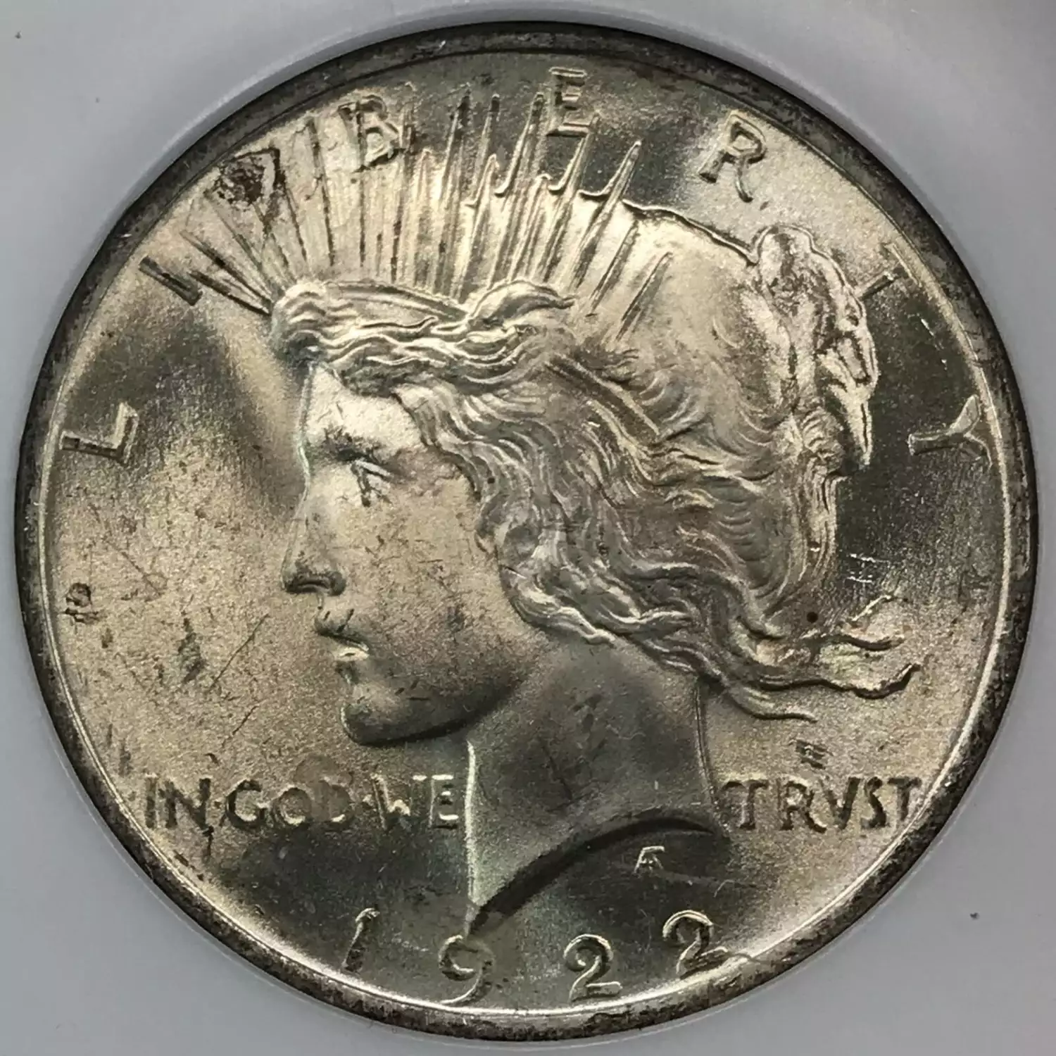 1922 Peace Silver Dollar NGC MS-65 BINION COLLECTION - Old Pueblo Coin