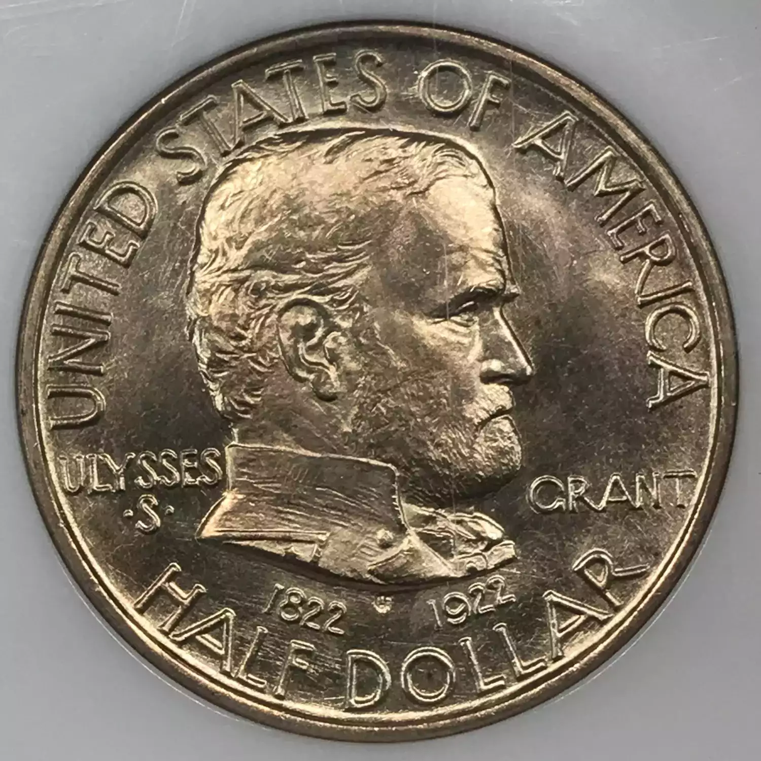1922 Grant Memorial Commemorative Half Dollar NGC MS-64 CAC - Old ...