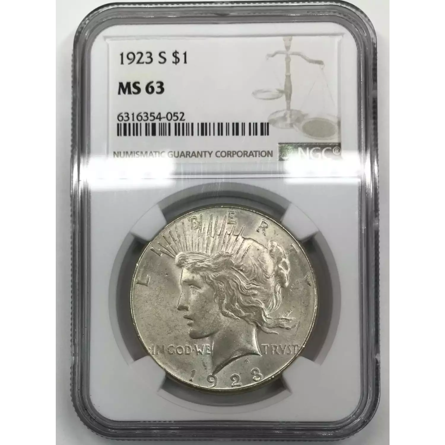 1923-S Peace Silver Dollar NGC MS-63 - Old Pueblo Coin