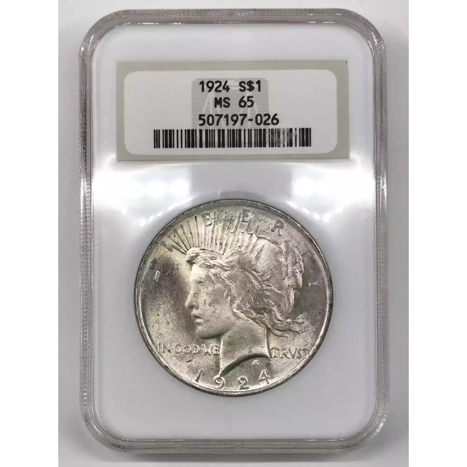 1924 Peace Silver Dollar NGC MS-65 - Old Pueblo Coin