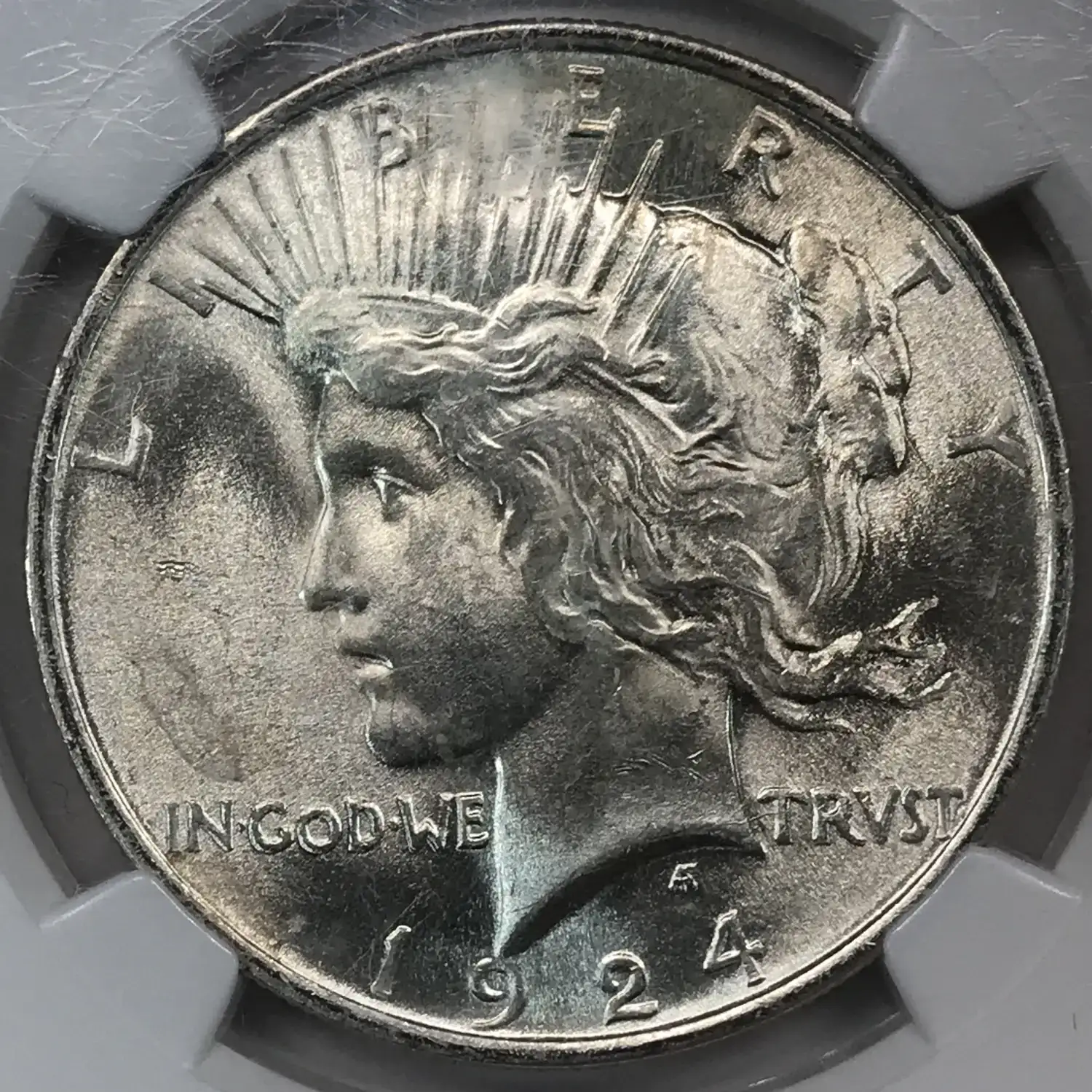 1924 Peace Silver Dollar NGC MS-63 - Old Pueblo Coin