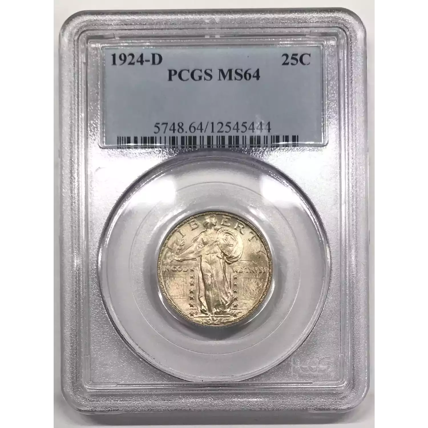 1924-D Standing Liberty Quarter PCGS MS-64 - Old Pueblo Coin