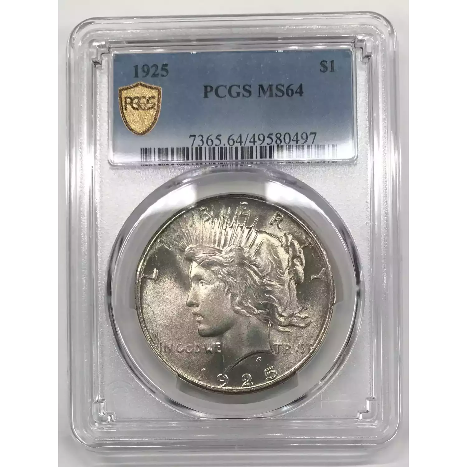 1925 Peace Silver Dollar PCGS MS-64 - Old Pueblo Coin