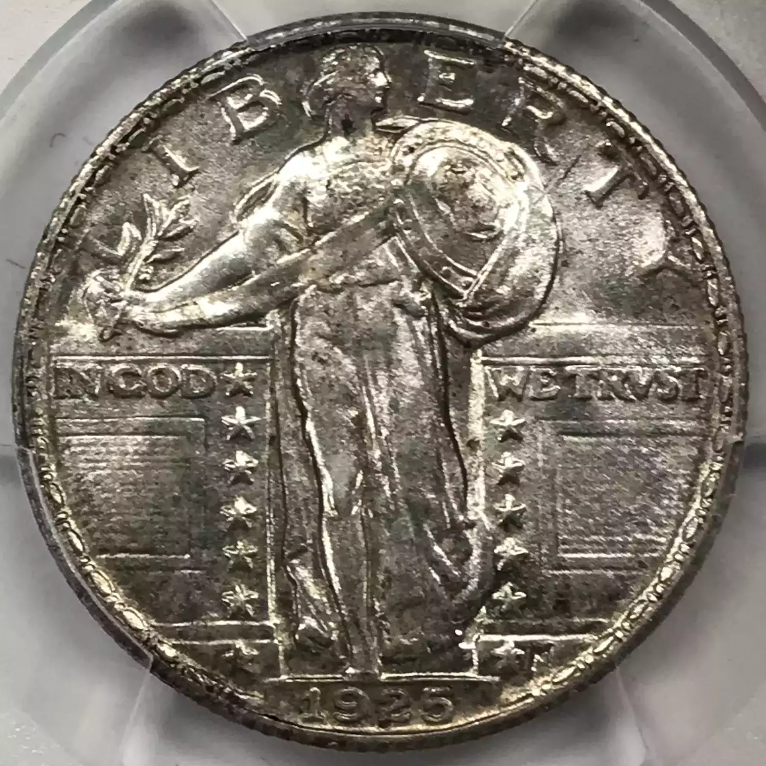 1925 Standing Liberty Quarter PCGS AU-58 - Old Pueblo Coin