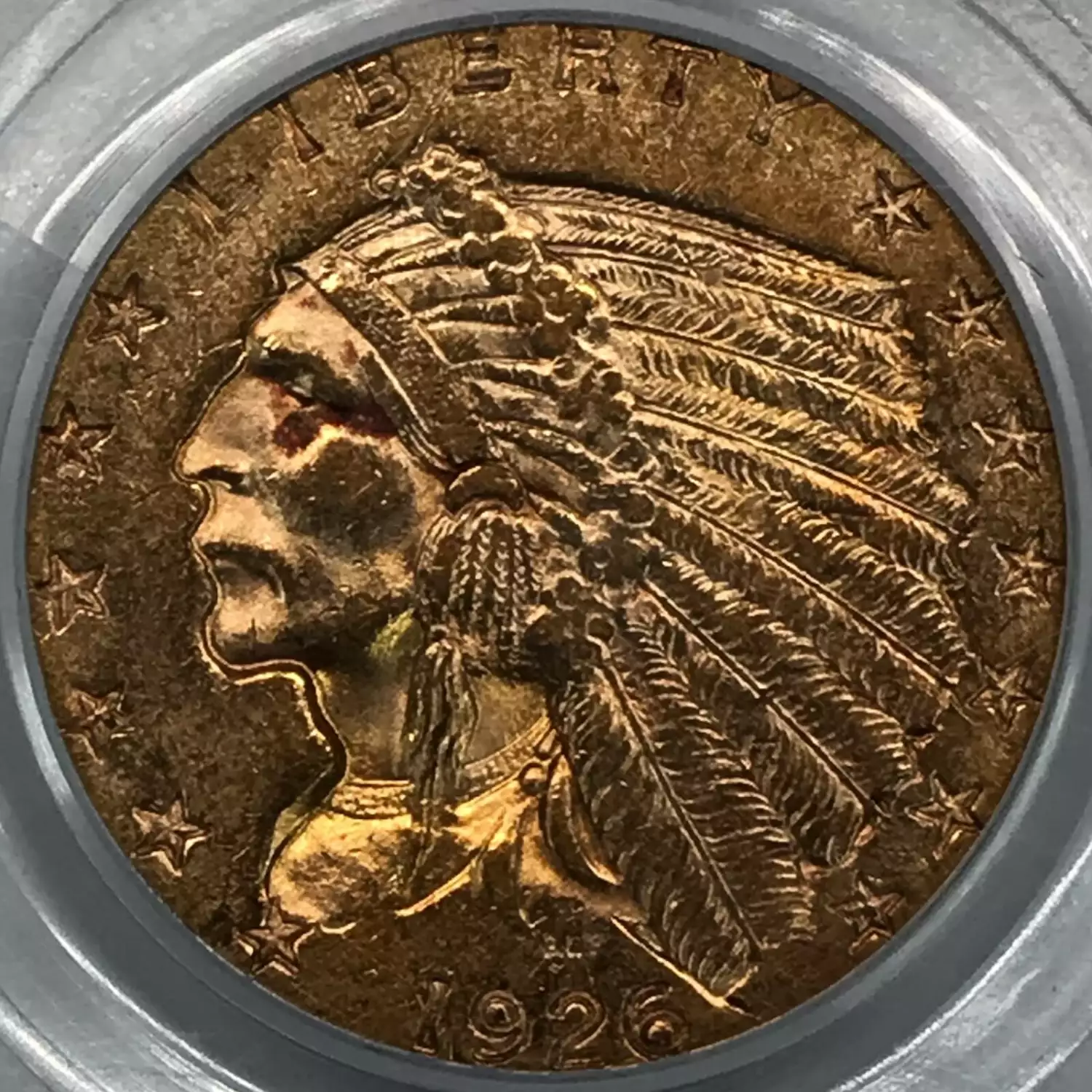 1926 $2.50 Gold Indian Head Quarter Eagle PCGS MS-61 - Old Pueblo Coin