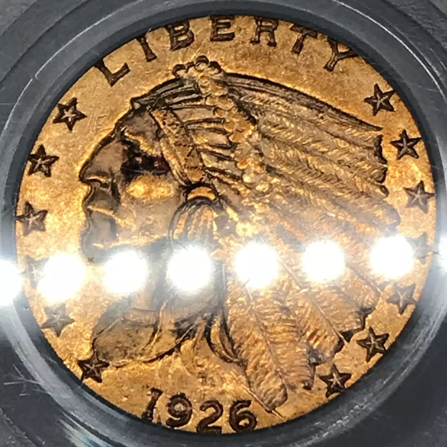 1926 $2.50 Gold Indian Head Quarter Eagle PCGS MS-61 - Old Pueblo Coin