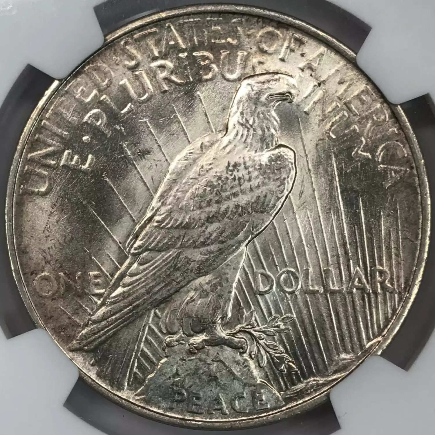1927-D Peace Silver Dollar NGC MS-62 Top 50 VAM-2 Double Obverse - Old ...