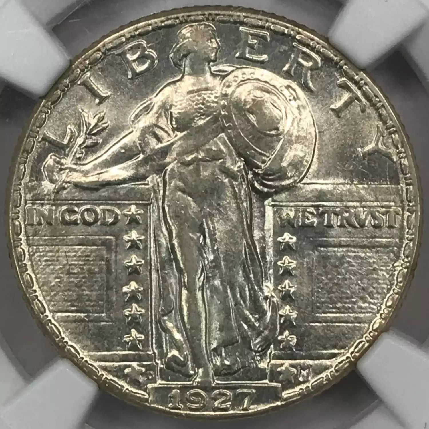 1927-D Standing Liberty Quarter NGC AU-58 - Old Pueblo Coin