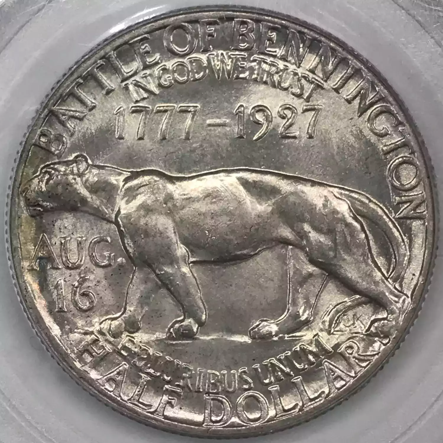 1927 Vermont Sesquicentennial Commemorative Half Dollar PCGS MS-64 ...