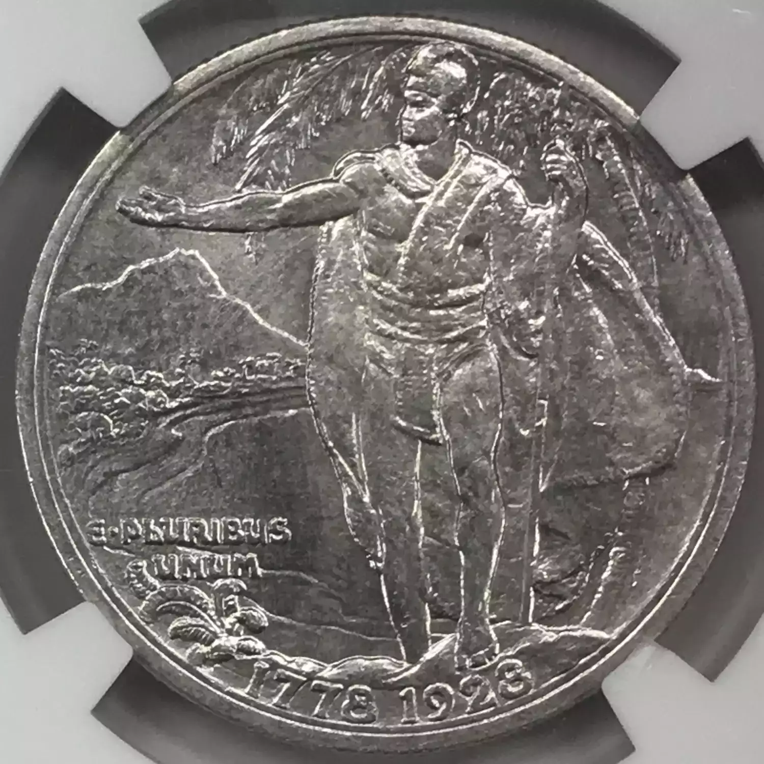 1928 Hawaiian Sesquicentennial Commemorative Half Dollar NGC MS-63 ...