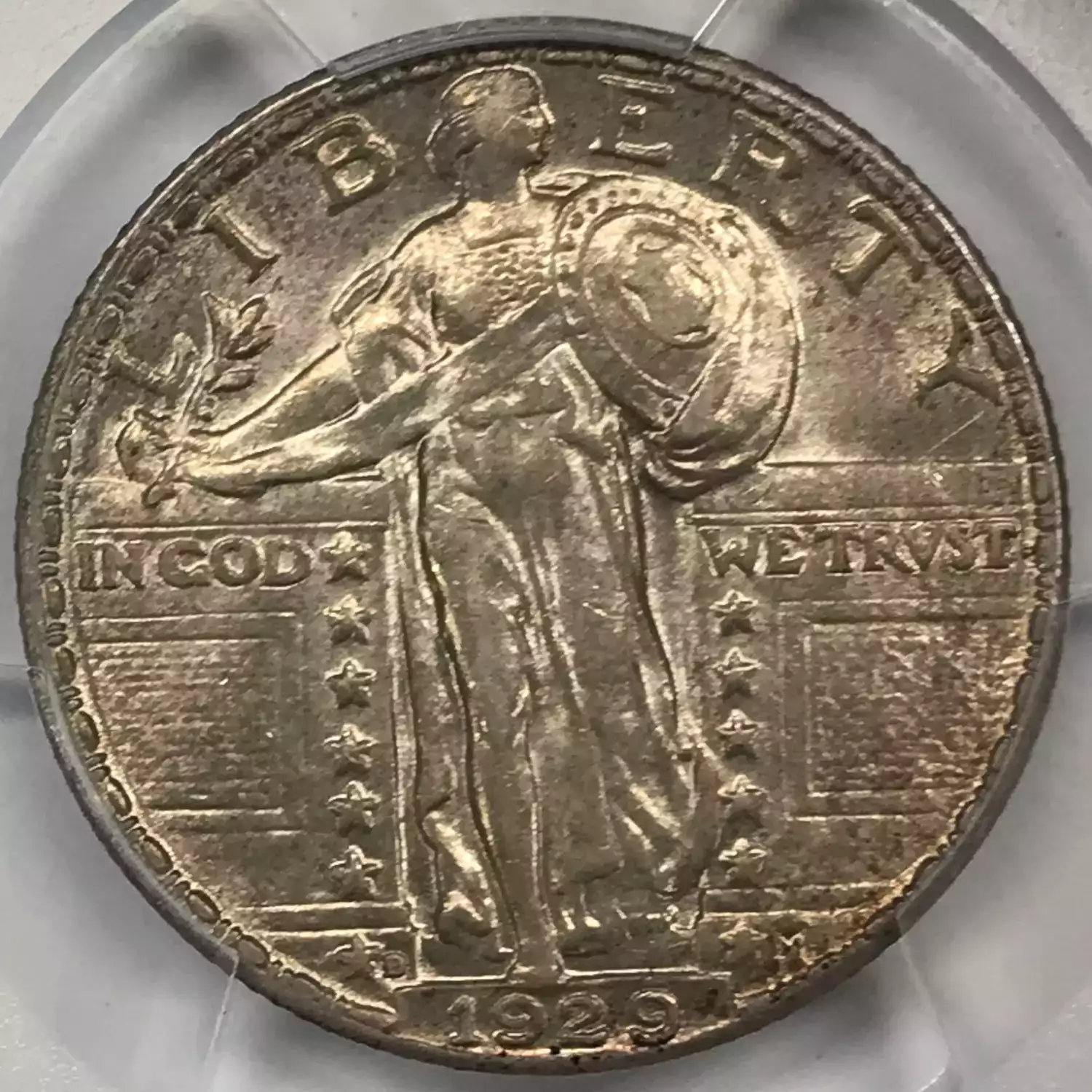 1929-D Standing Liberty Quarter PCGS AU-55 - Old Pueblo Coin