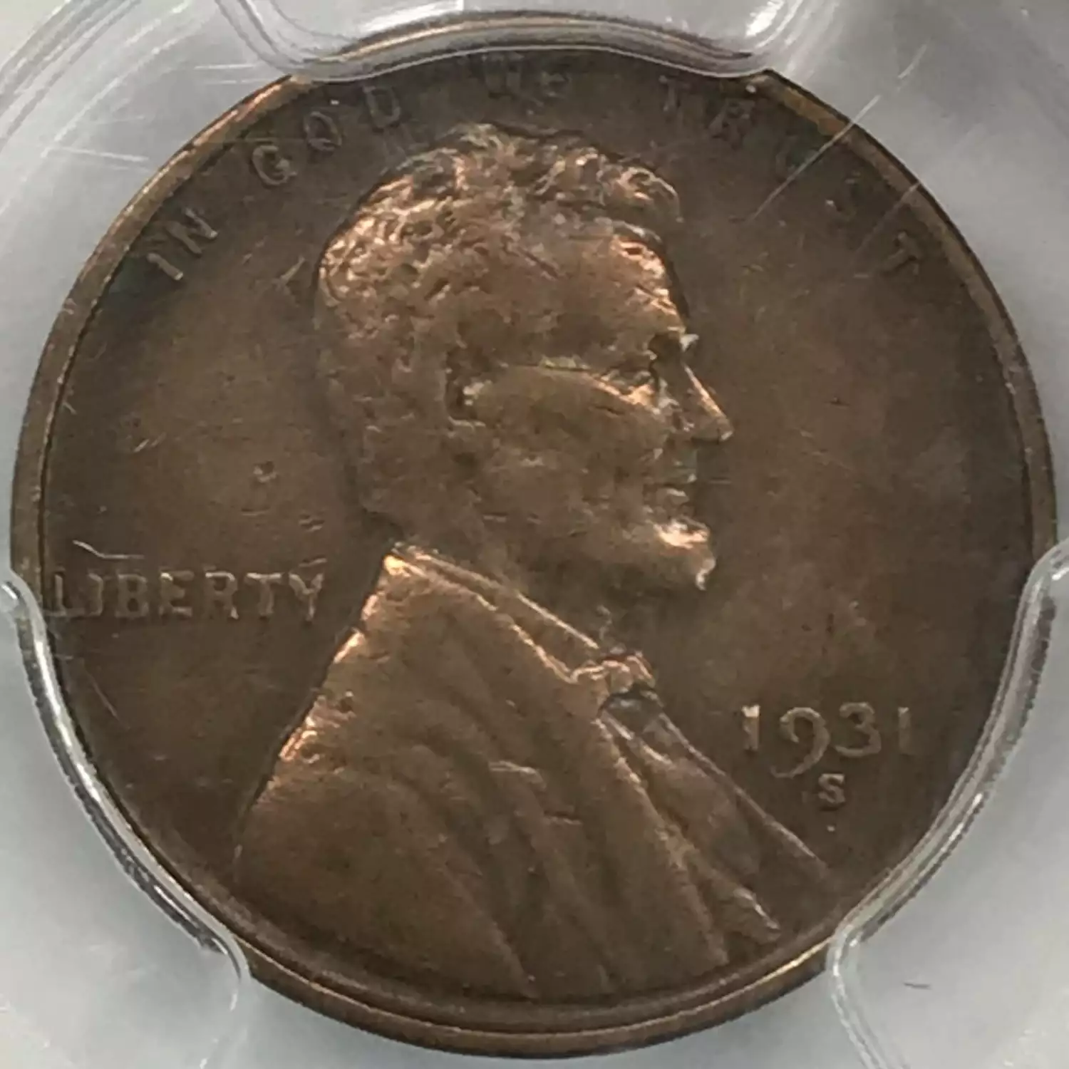 1931-S Lincoln Wheat Cent PCGS VF Detail BN - Old Pueblo Coin