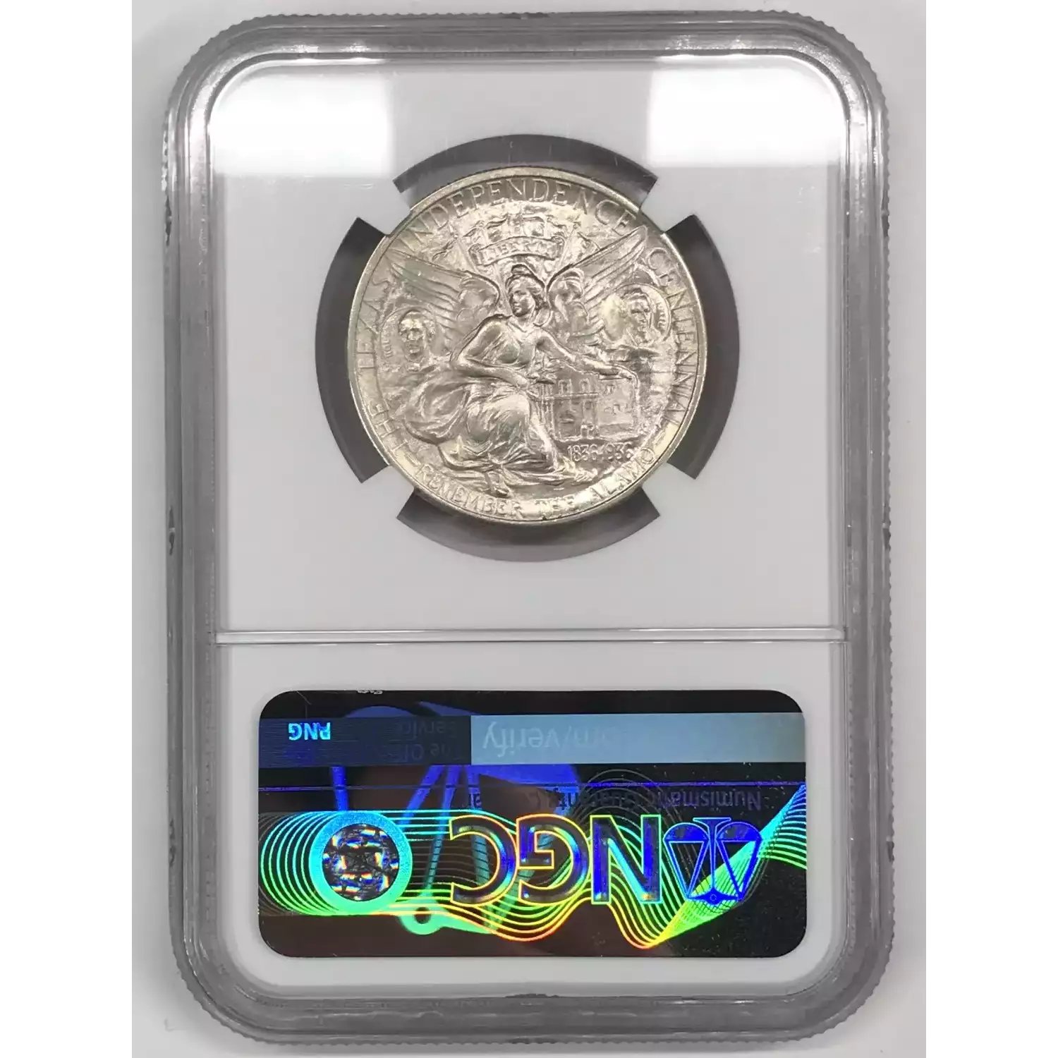 1934 Texas Independence Centennial Commemorative Half Dollar NGC MS-65 ...