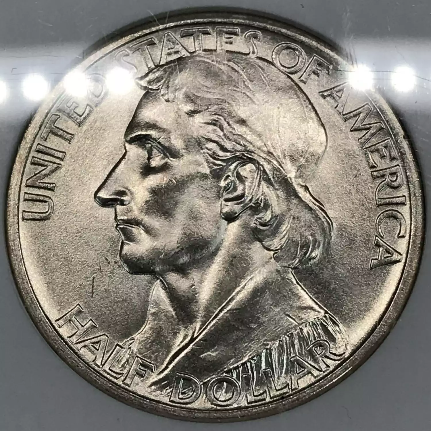 1935-S Daniel Boone Bicentennial Commemorative Half Dollar NGC MS-66 / ...