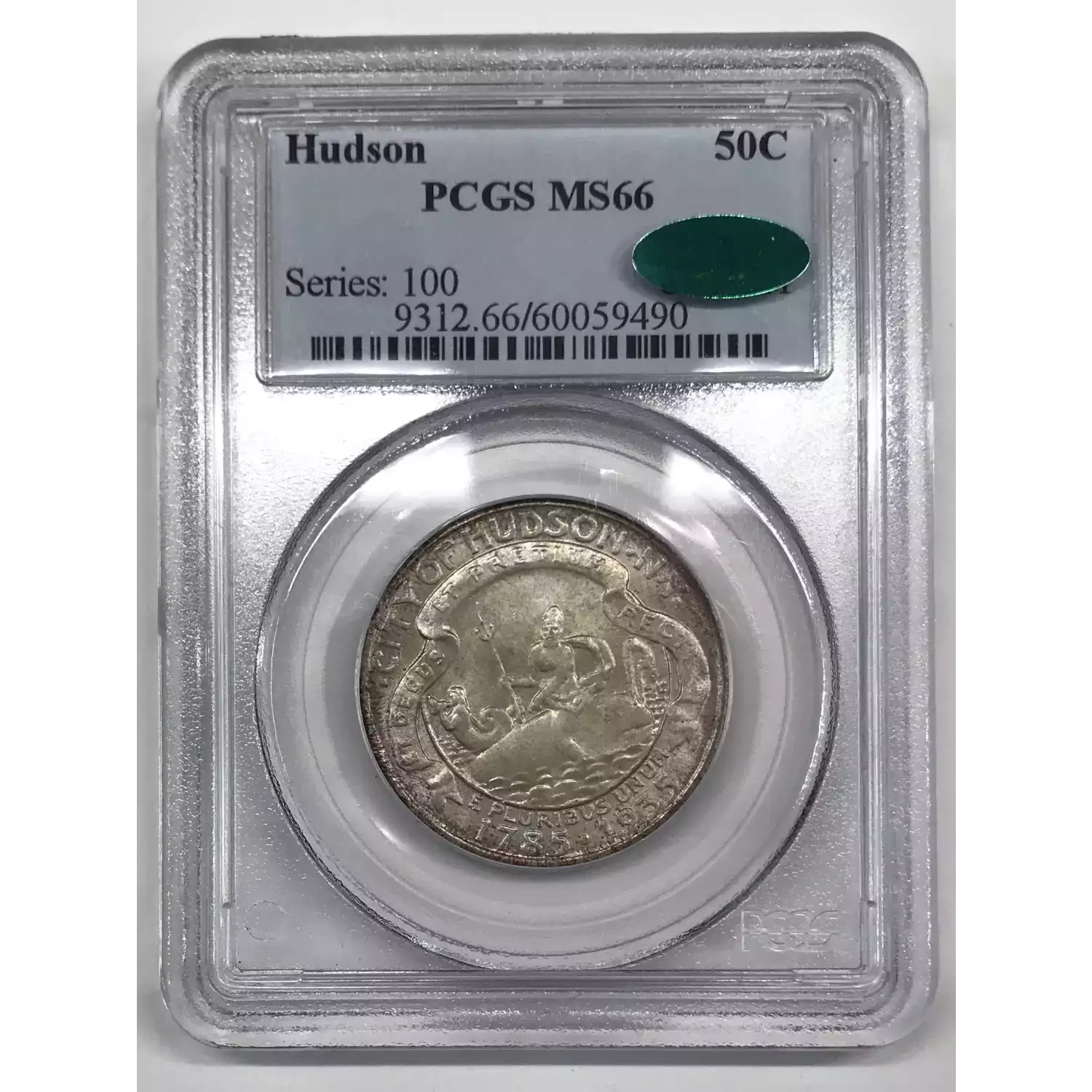 1935 Hudson New York Sesquicentennial Commemorative Half Dollar PCGS MS ...