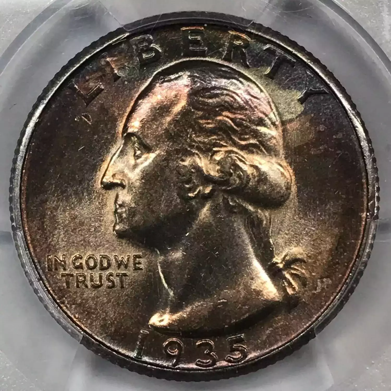 1935-S Silver Washington Quarter PCGS MS-62 - Old Pueblo Coin