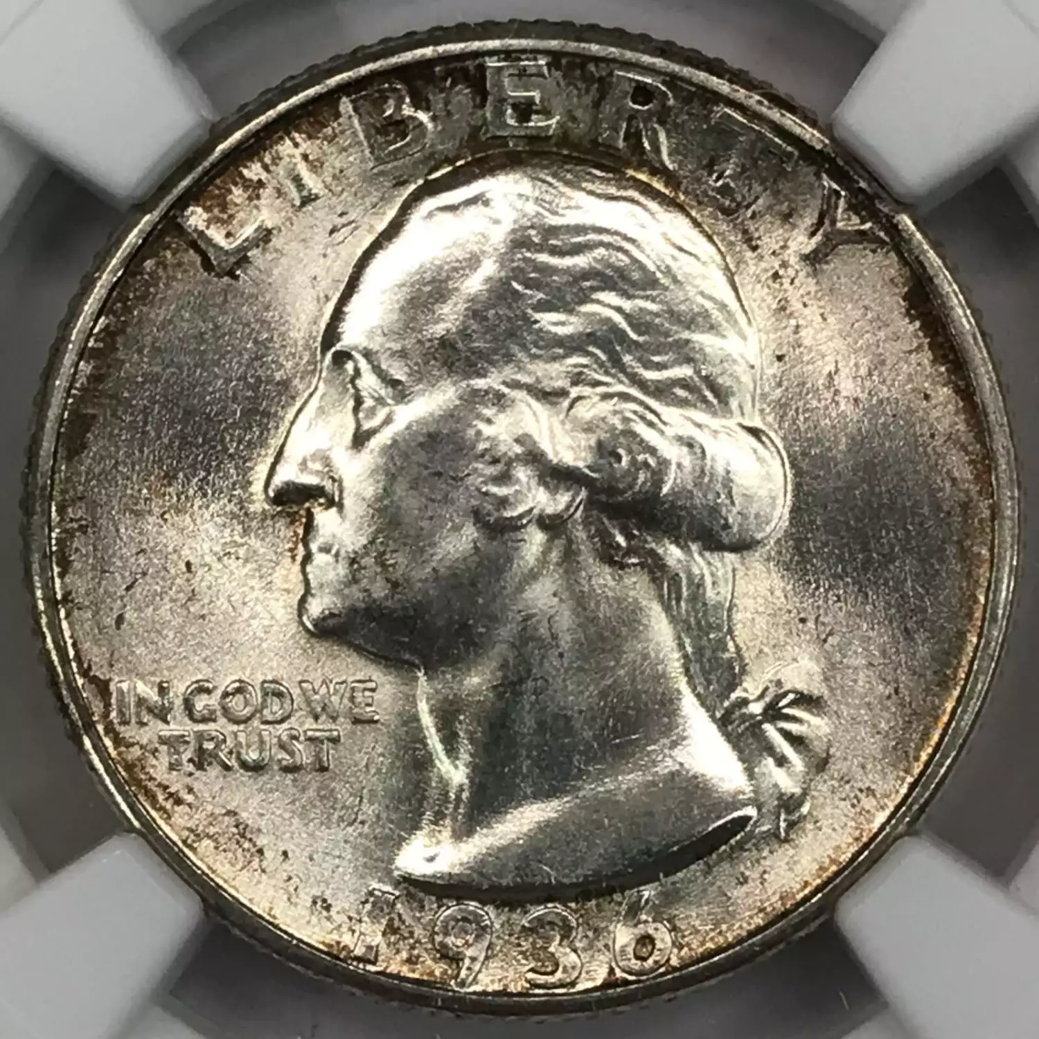 1936 Silver Washington Quarter NGC MS-65 - Old Pueblo Coin