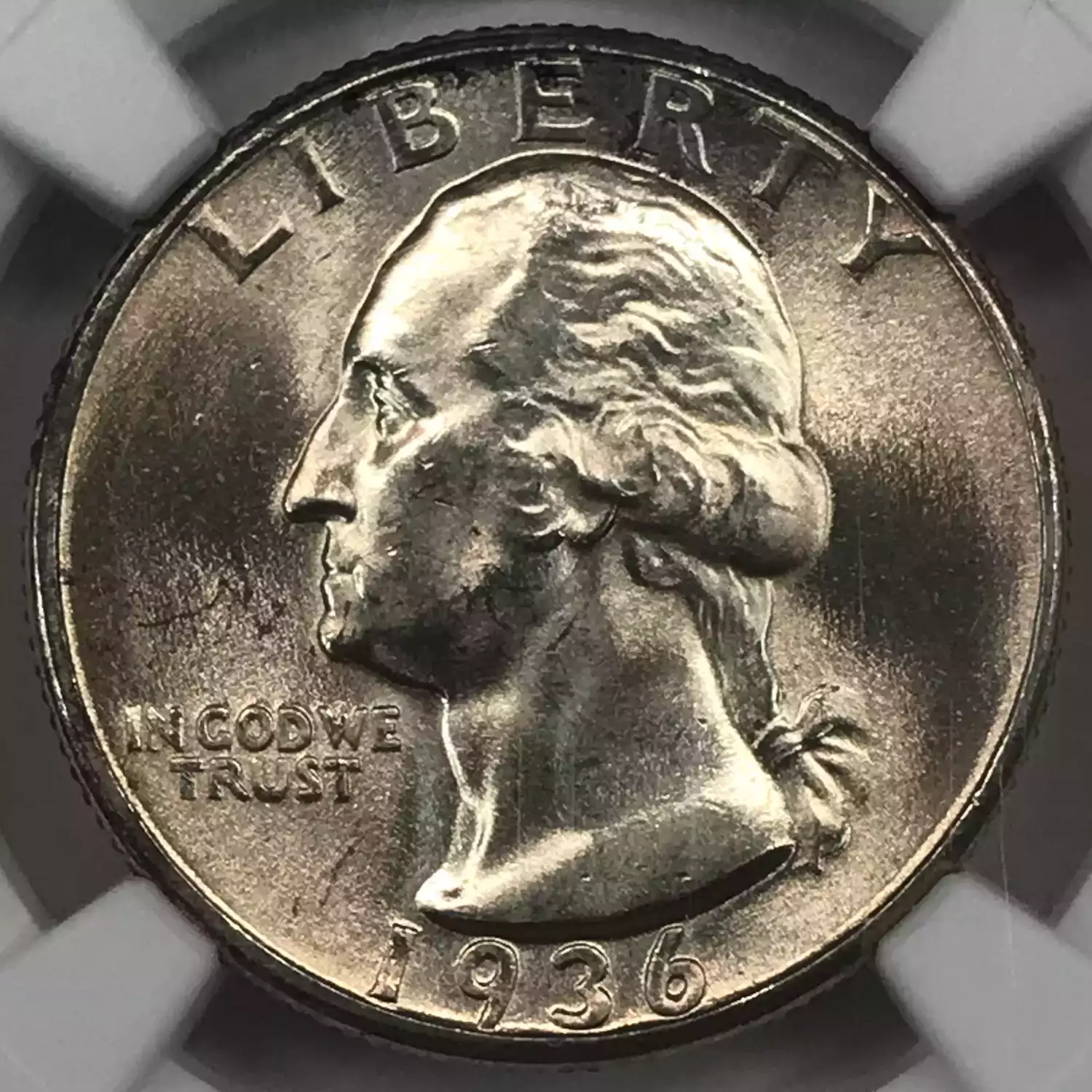 1936 Silver Washington Quarter NGC MS-65 - Old Pueblo Coin