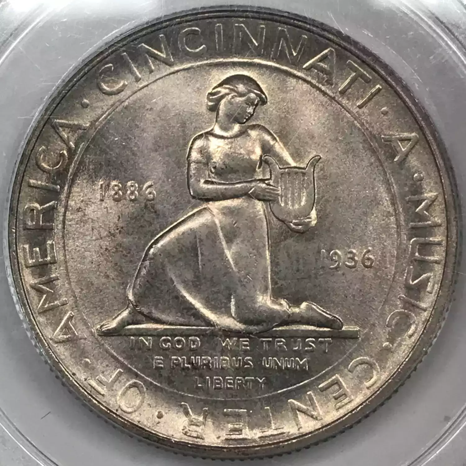 1936 Cincinnati Music Center Commemorative Half Dollar PCGS MS-65 ...