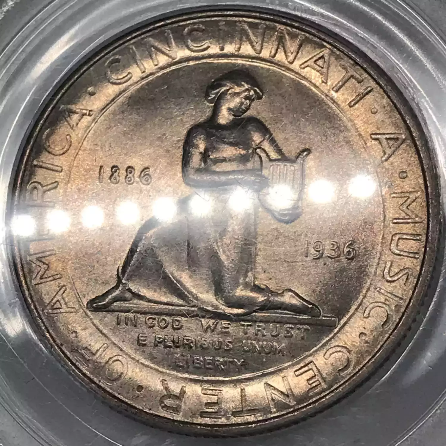 1936 Cincinnati Music Center Commemorative Half Dollar PCGS MS-65 ...