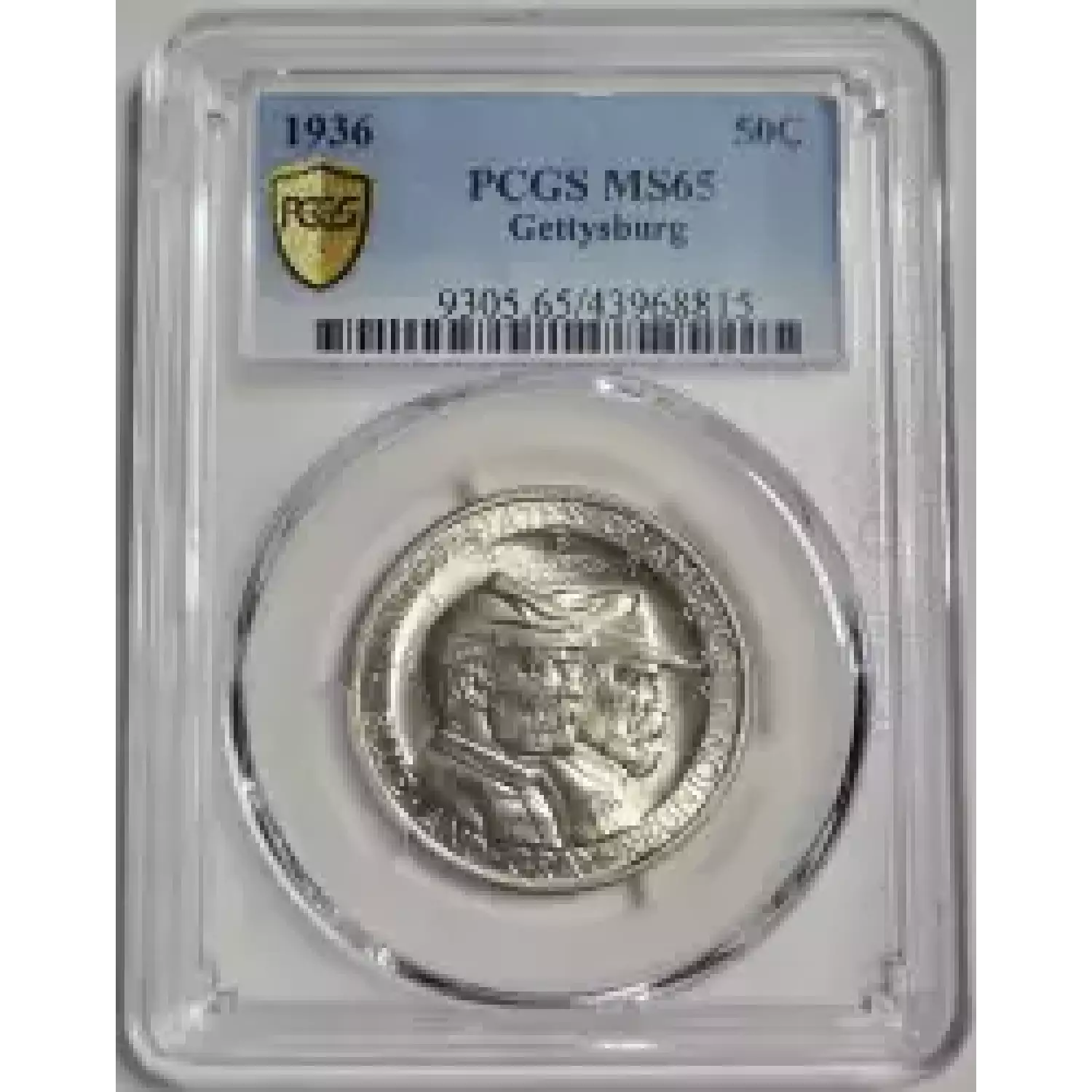 1936 Battle of Gettysburg 75th Anniversary Commemorative Half Dollar ...