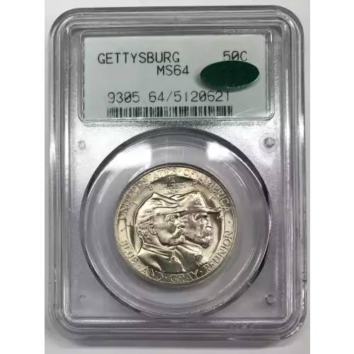 1936 Battle of Gettysburg 75th Anniversary Commemorative Half Dollar ...