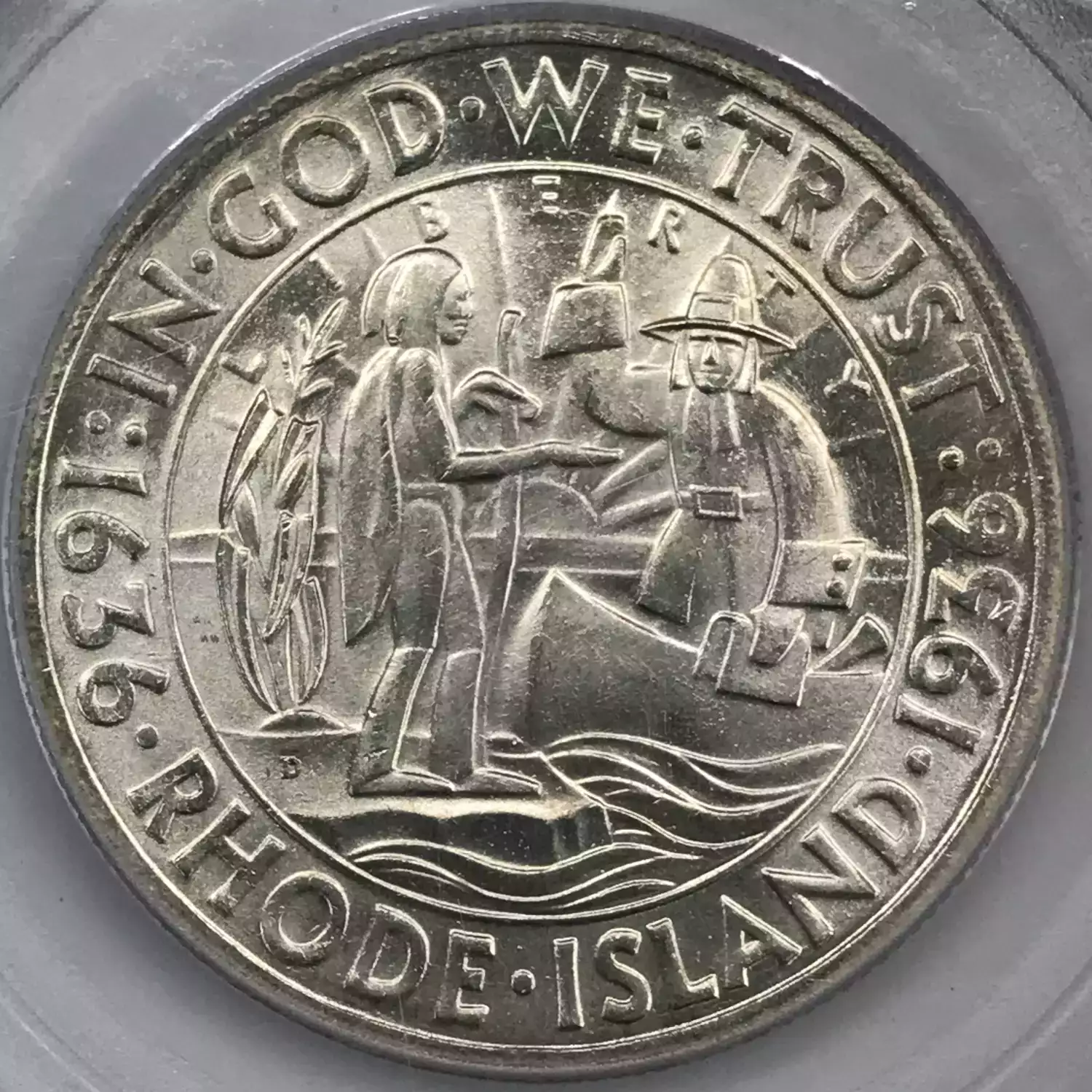 1936-D Providence Rhode Island Tercentenary Commemorative Half Dollar ...