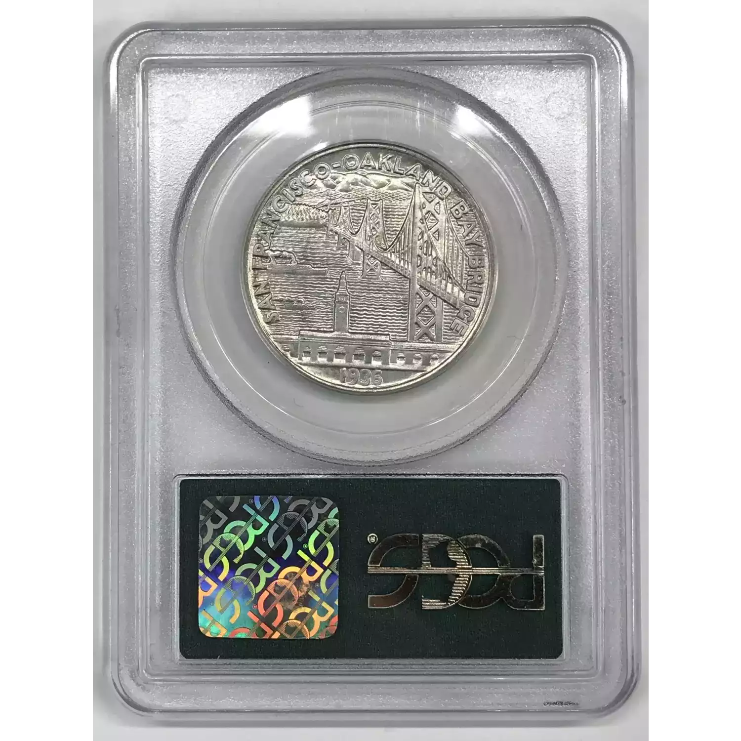 1936-S San Francisco Oakland Bay Bridge Commemorative Half Dollar PCGS ...