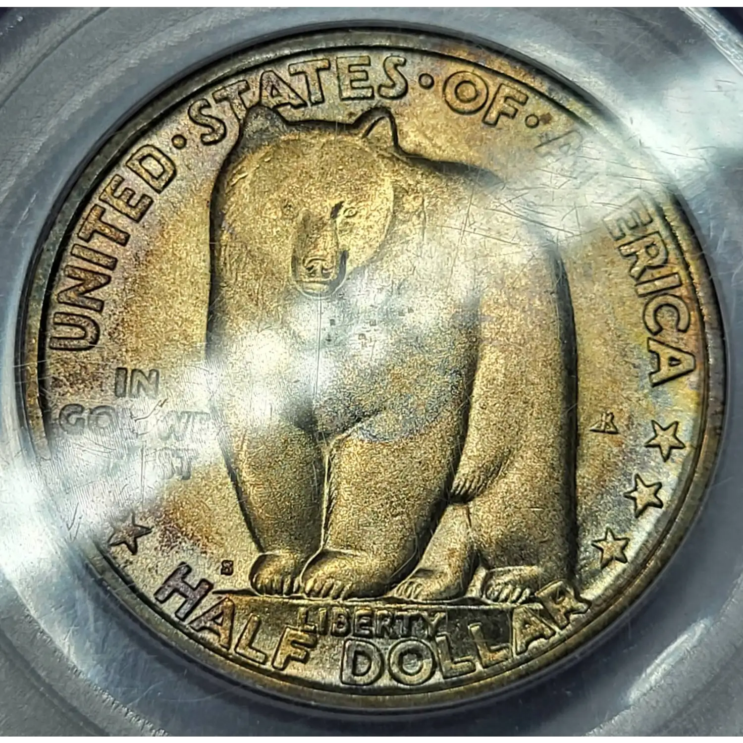 1936 S San Francisco Oakland Bay Bridge Commemorative Half Dollar Pcgs