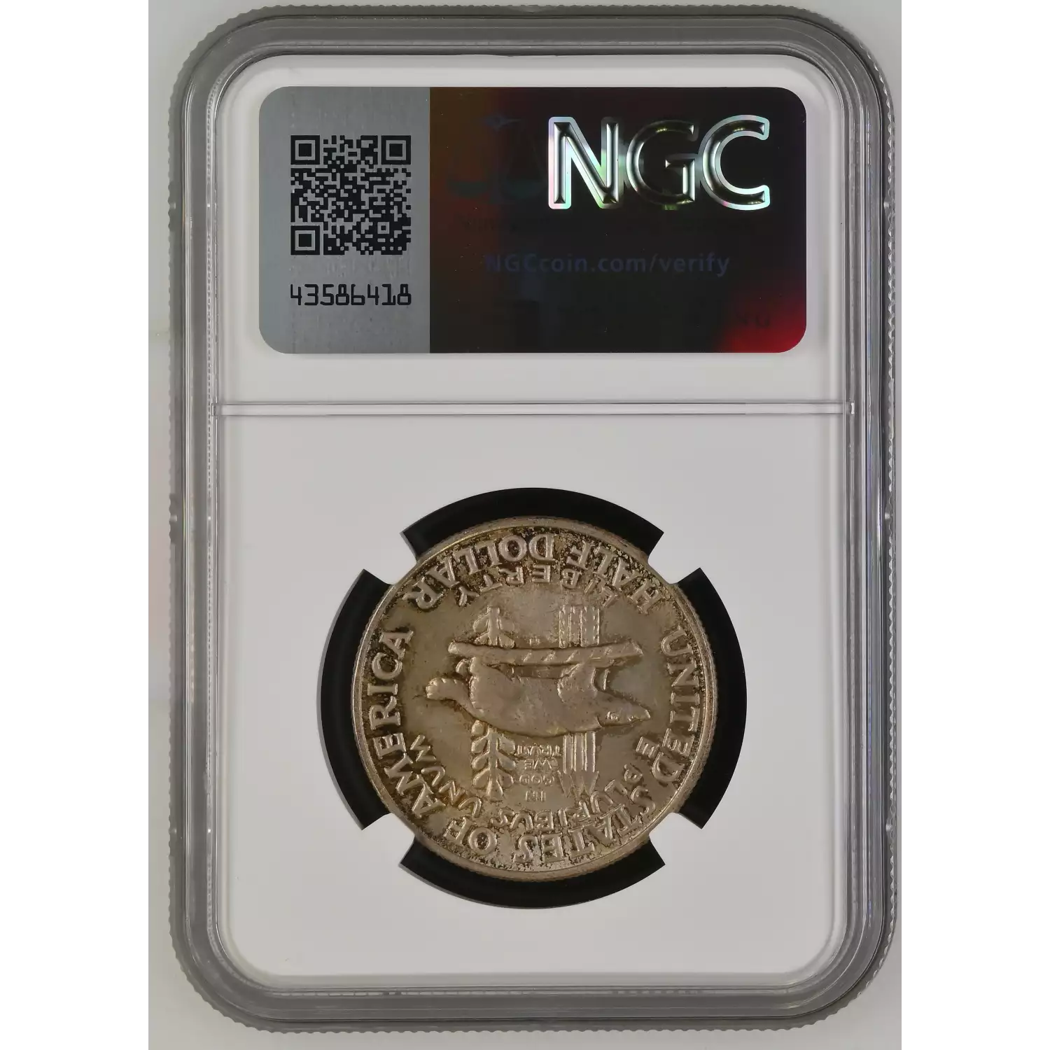 1936 Wisconsin Territorial Centennial Commemorative Half Dollar NGC MS ...