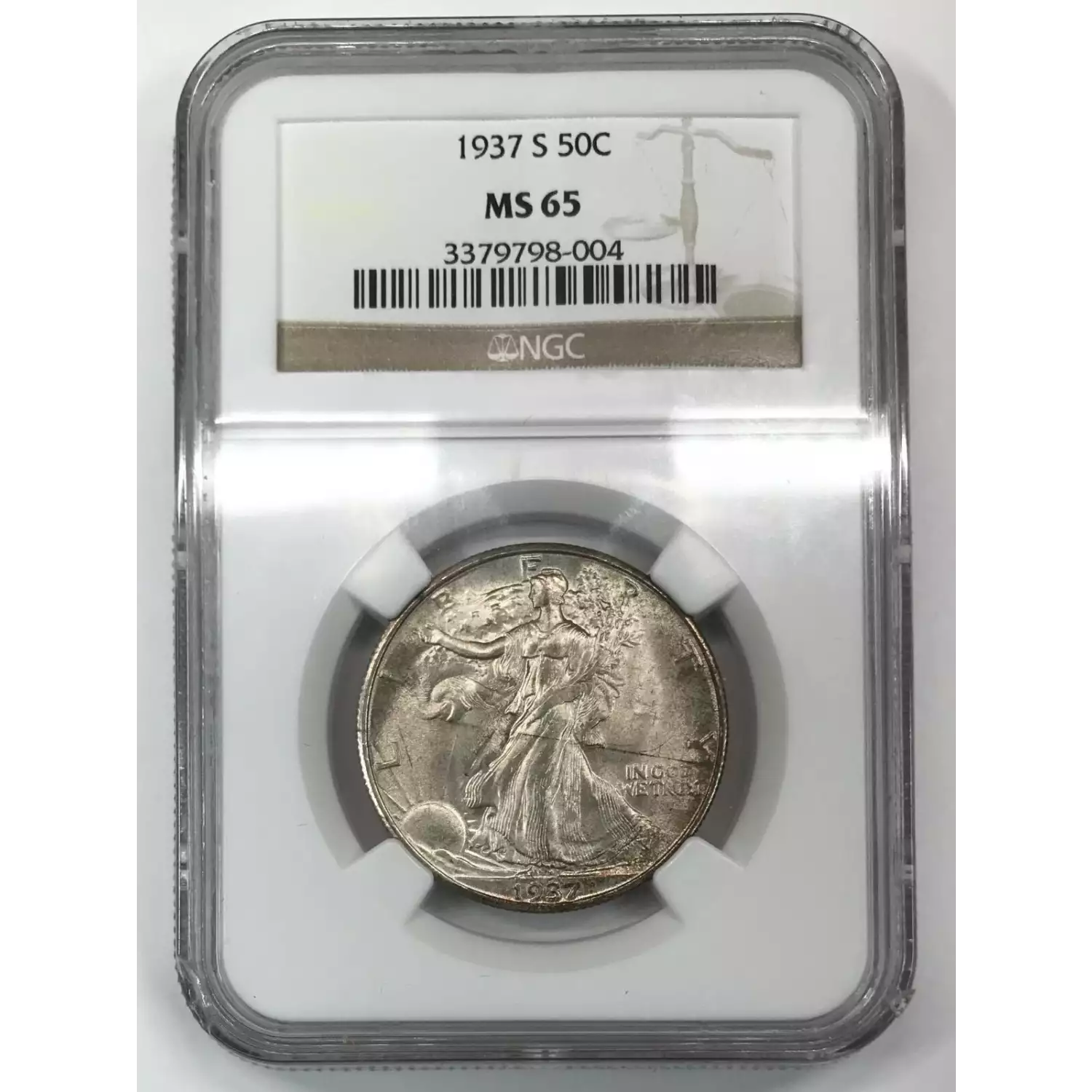 1937-S Walking Liberty Half Dollar NGC MS-65 - Old Pueblo Coin